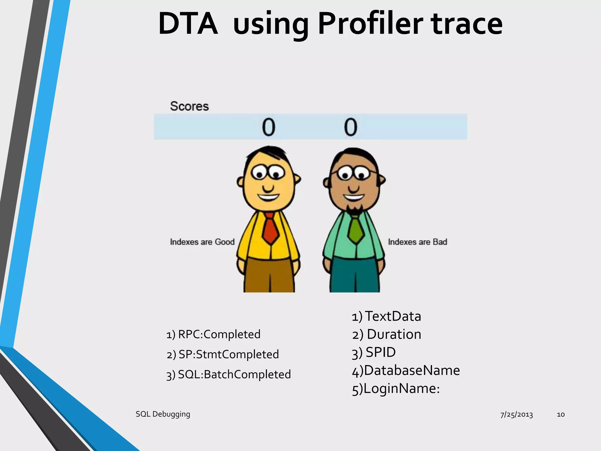 SQL debugging | PPTX