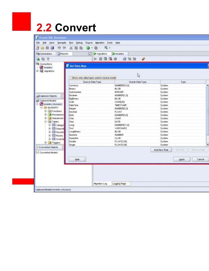 Migración De Base De Datos Con Sql Developer