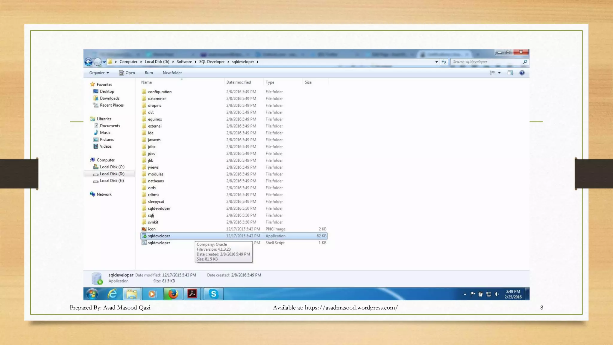 Oracle Sql Developer Tutorial Ppt 2908