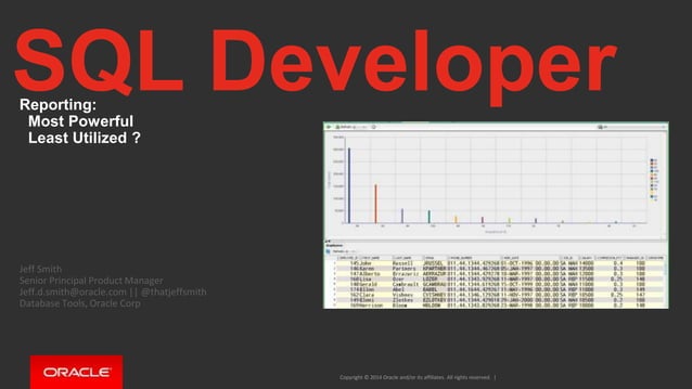 Oracle SQL Developer Reports | PPTX