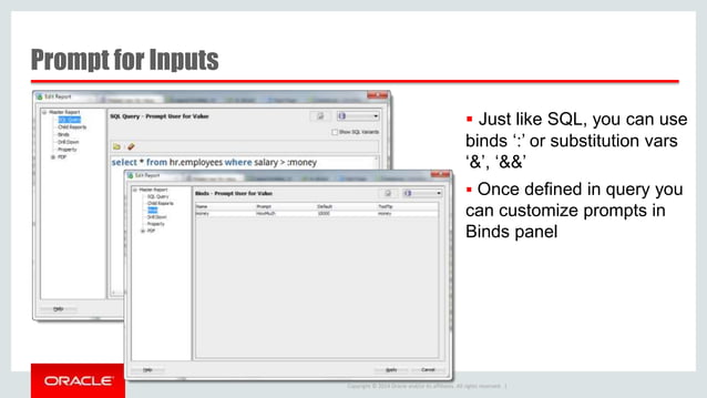 Oracle SQL Developer Reports | PPTX