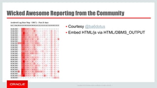 Oracle SQL Developer Reports | PPTX