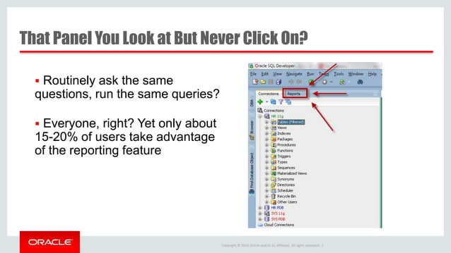 Oracle Sql Developer Reports Ppt