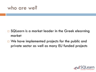 SQLearn elearning services | PDF | Computing | Technology & Computing