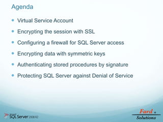 SQL Server Security And Encryption | PPTX