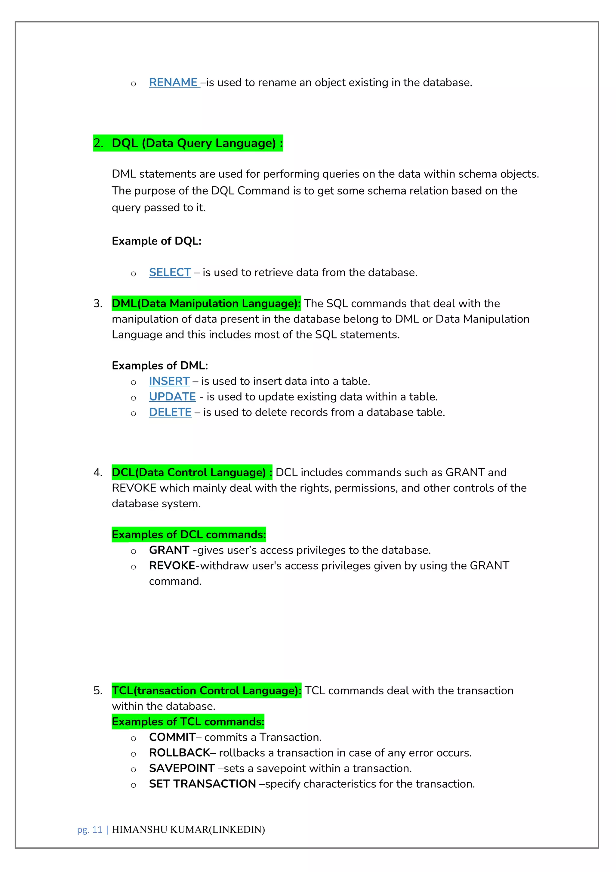 SQL EXCLUSIVE NOTES .pdf