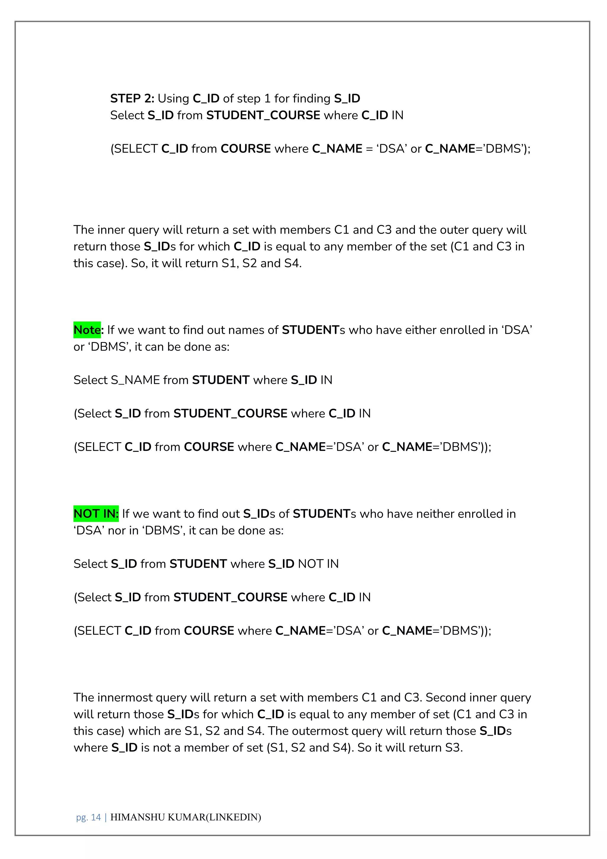 SQL EXCLUSIVE NOTES .pdf