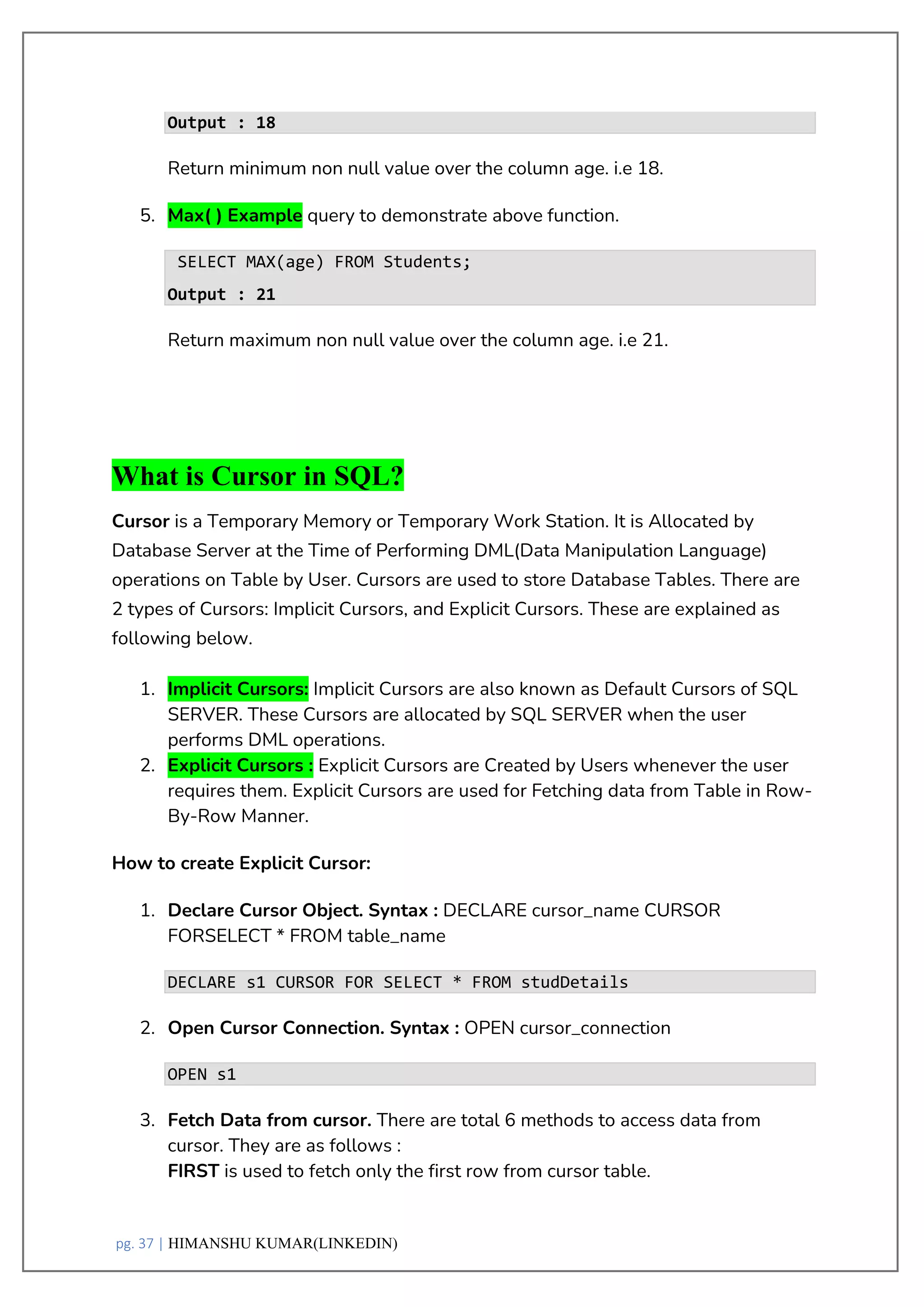 SQL EXCLUSIVE NOTES .pdf
