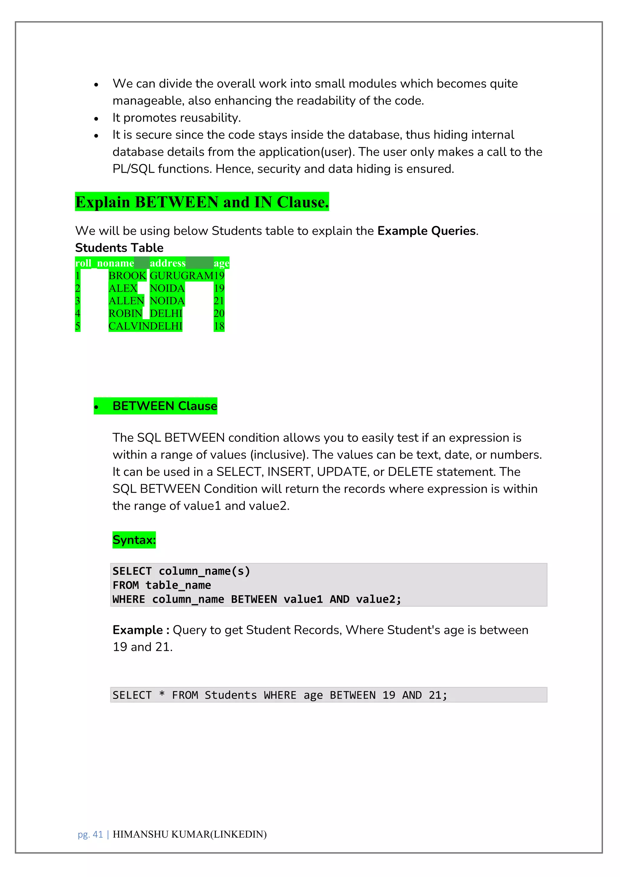SQL EXCLUSIVE NOTES .pdf
