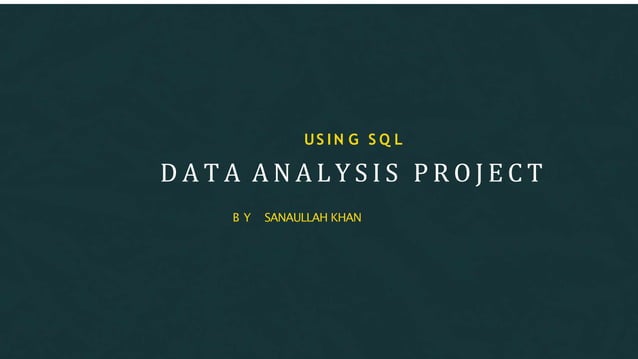 SUPER STORE SQL PROJECT.pptx | Databases | Computer Software and Applications