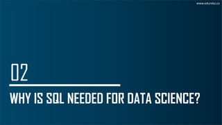 SQL for Data Science Tutorial | Data Science Tutorial | Edureka | PDF