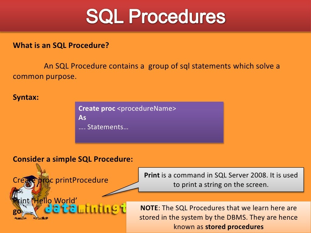 Ms Sql Server Sql Functions And Procedures
