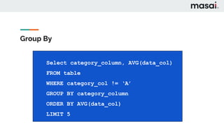 Sql fundamentals group by part2 | PPTX