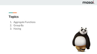 Sql fundamentals group by part2 | PPTX