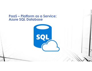 Moving to the cloud; PaaS, IaaS or Managed Instance | PDF