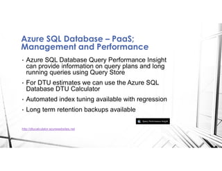 Moving to the cloud; PaaS, IaaS or Managed Instance | PDF