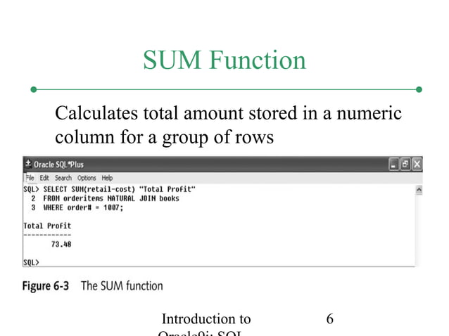 Sql group functions | PPT