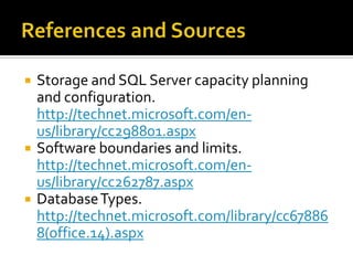 Sql Health in a SharePoint environment | PPTX