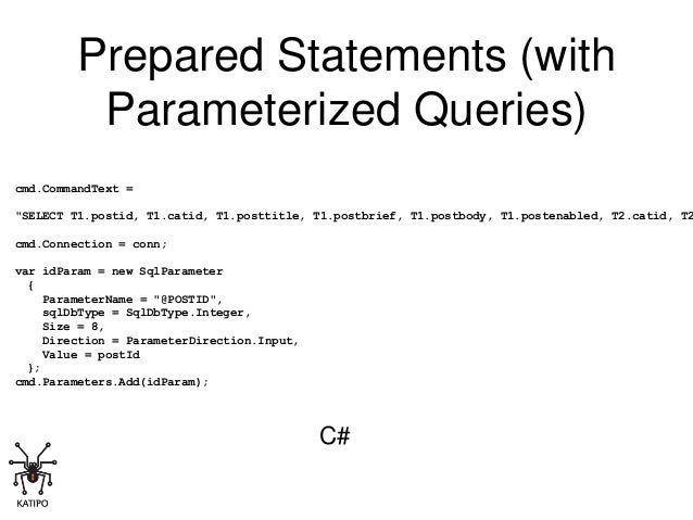 Protecting your data from SQL Injection attacks Protecting your data from SQL Injection attacks