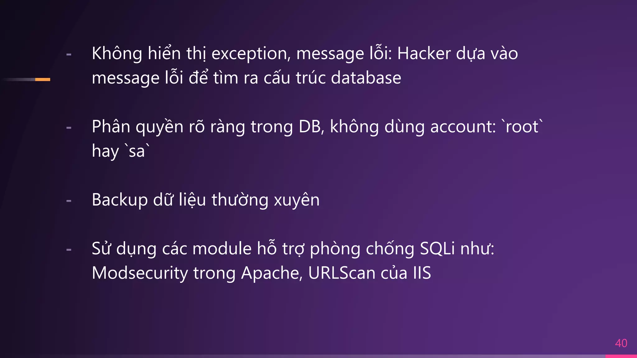 SQL Injection | PPTX