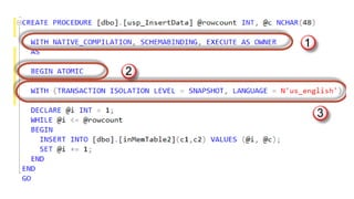 Sql in memory database | PPT