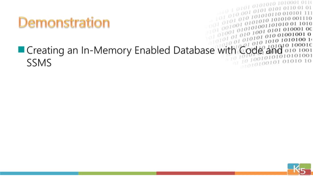 Sql in memory database | PPTX