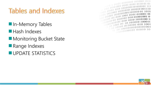 Sql in memory database | PPTX