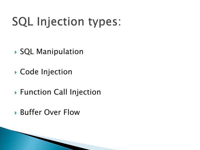 SQL Injection | PPT