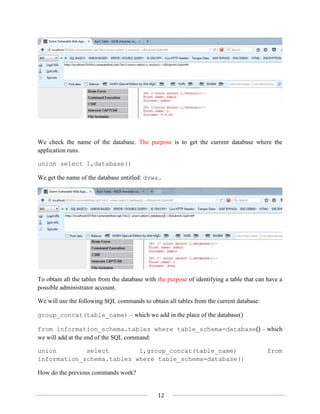 Sql injection course made by Cristian Alexandrescu | PDF