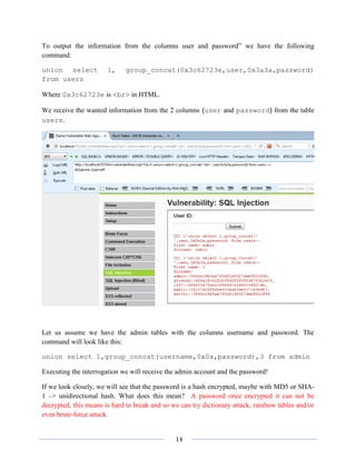 Sql injection course made by Cristian Alexandrescu | PDF