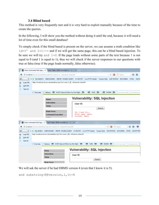 Sql injection course made by Cristian Alexandrescu | PDF