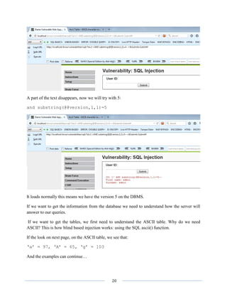 Sql injection course made by Cristian Alexandrescu | PDF