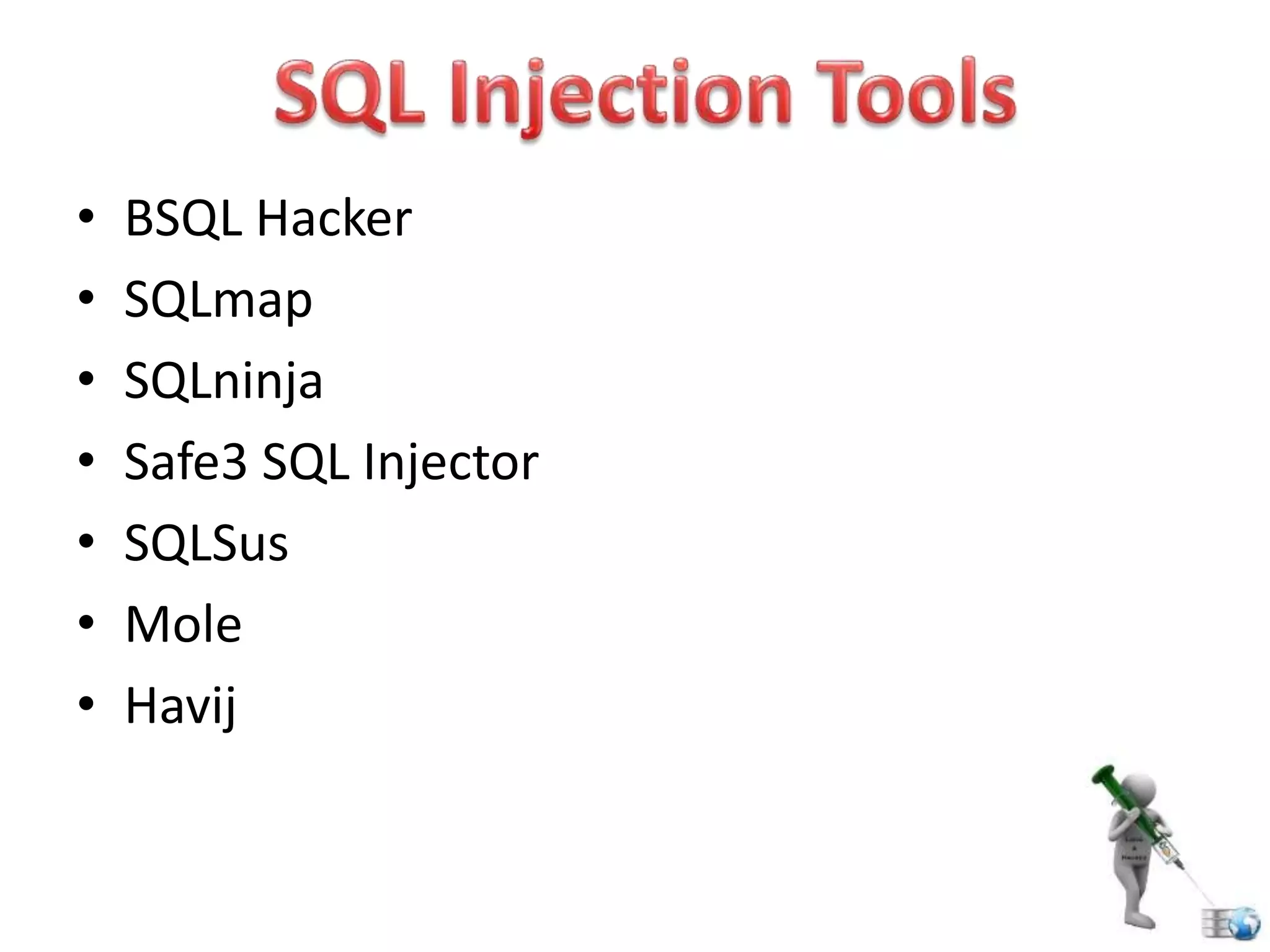 SQL INJECTION | PPTX