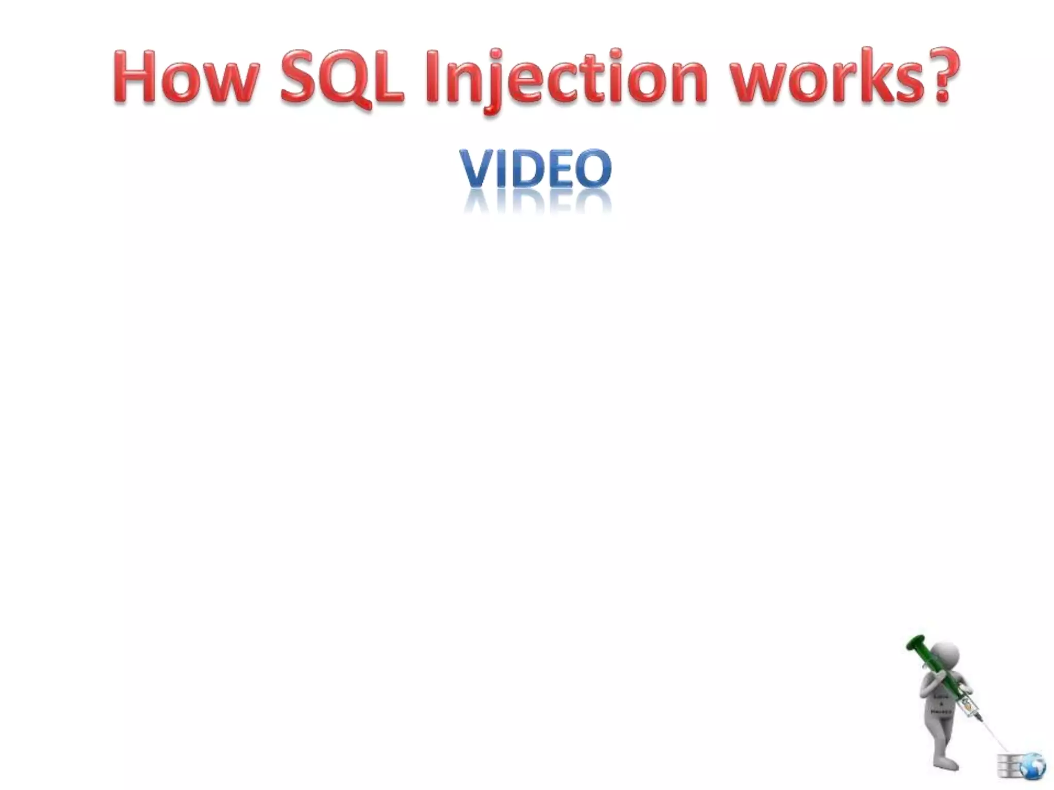SQL INJECTION | PPTX