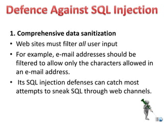 SQL INJECTION | PPTX