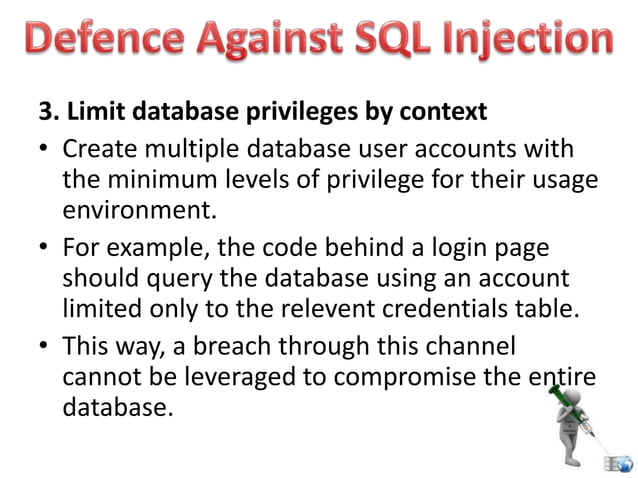 SQL INJECTION | PPTX | Databases | Computer Software and Applications