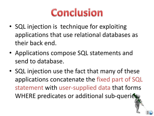 SQL INJECTION | PPTX | Databases | Computer Software and Applications