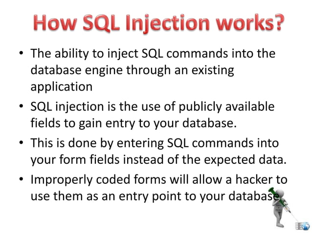 SQL INJECTION | PPT
