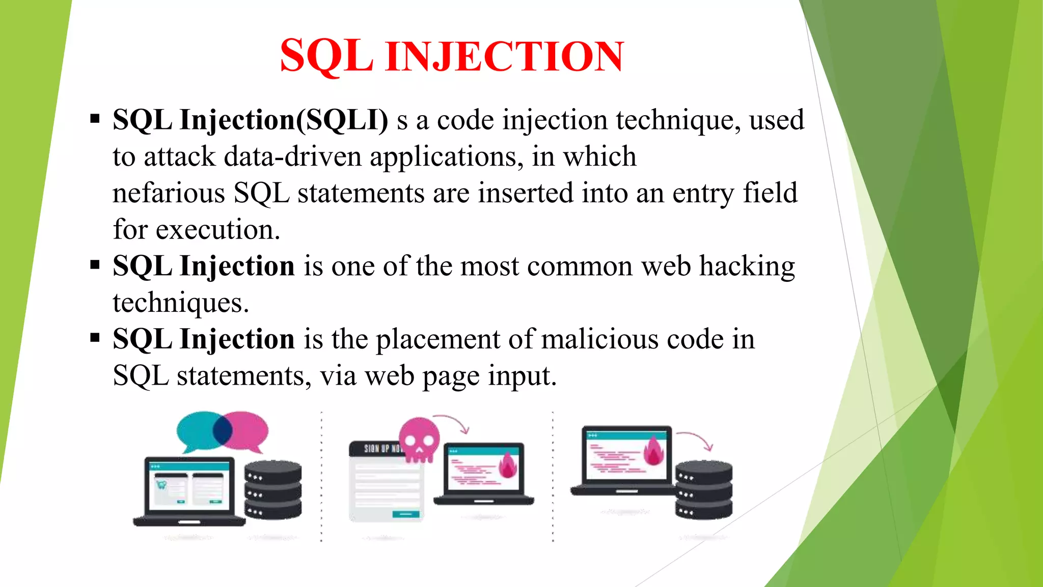 SQL INJECTION | PPTX
