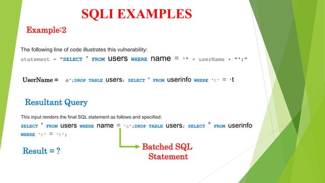 SQL INJECTION | PPTX