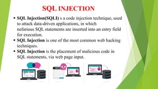 SQL INJECTION | PPT