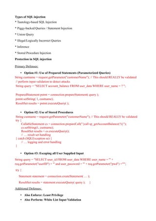 Sql injection | PDF