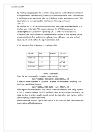 Sql injection | PDF