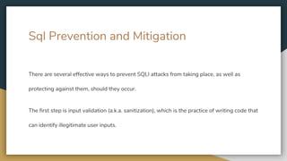 Sql injection | PPT