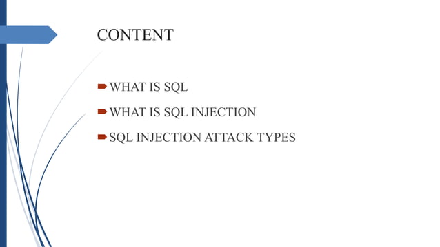 Sql injection | PPT