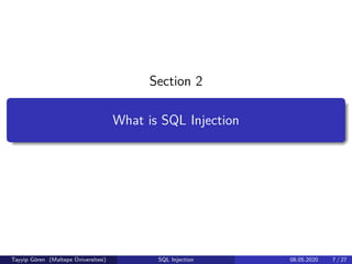 Sql Injection | PPT