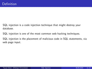Sql Injection | PPT