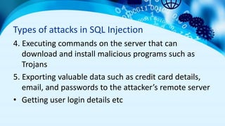 Sql injection | PPT