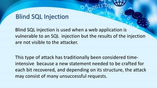 Sql injection | PPT